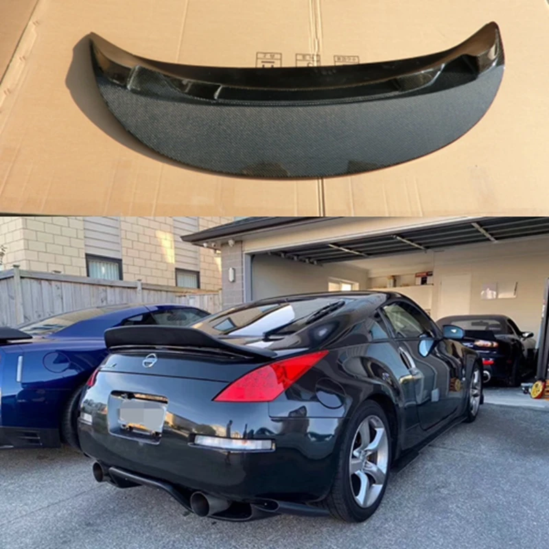 For Nissan 370z Z34 Carbon Fiber Trunk Wing 09 Onwards Ajt3 Style Car ...