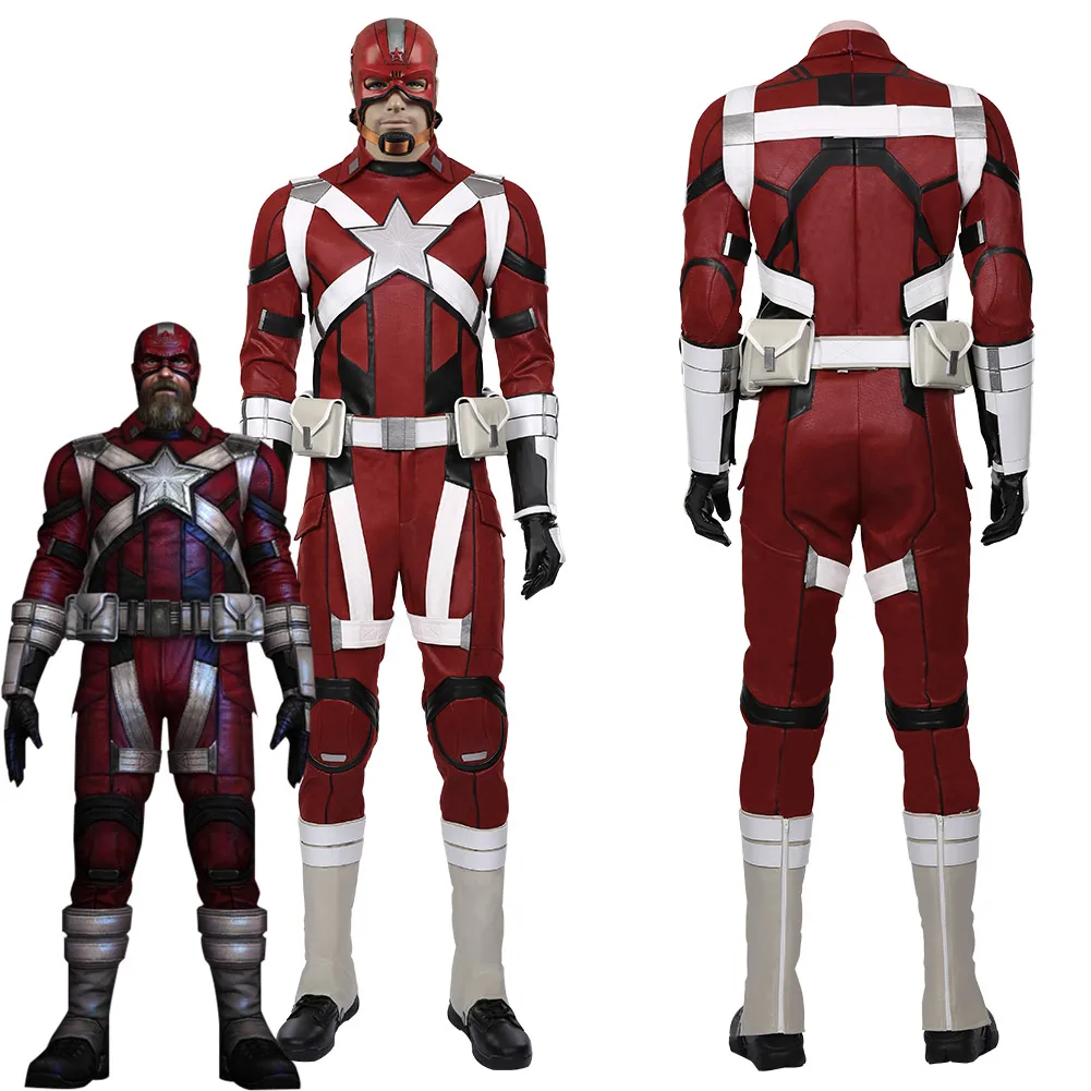 Red Guardian Cosplay Costume Adult Superhero Alexei Shostakov Outfit ...