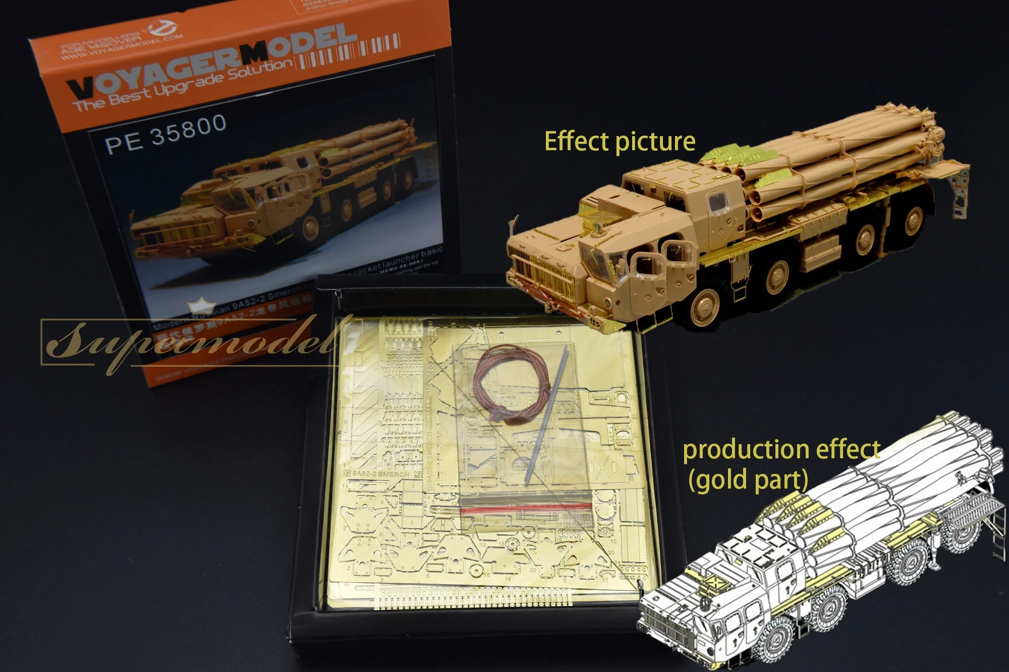 Voyager PE35800 1/35 Modern Russian 9A52 2 Smerch long range rocket ...