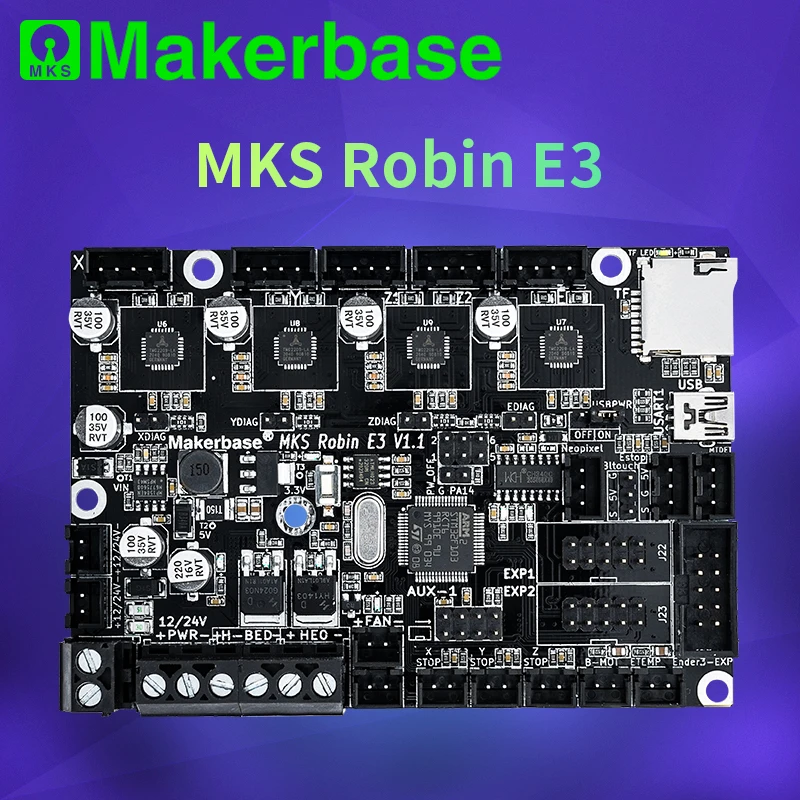 Makerbase Mks Robin E3 V1.1 Motherboard 3d Printer Parts With Tmc2209 ...