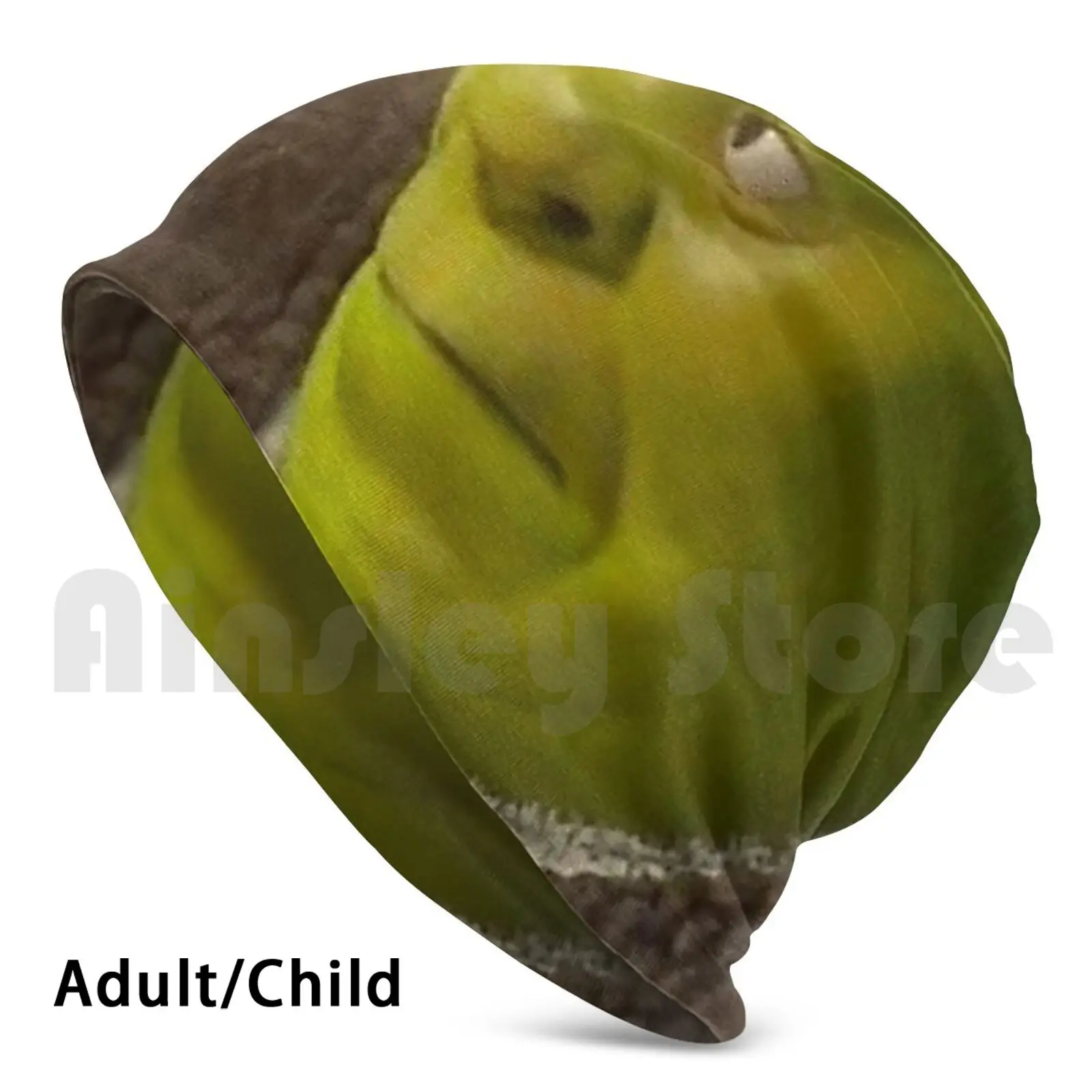 Shrek Meme Beanie Hedging Cap DIY Print Cushion Shrek Meme Png Shrek ...