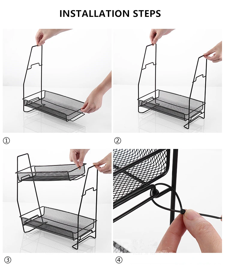 Desktop Double Layer Storage Rack