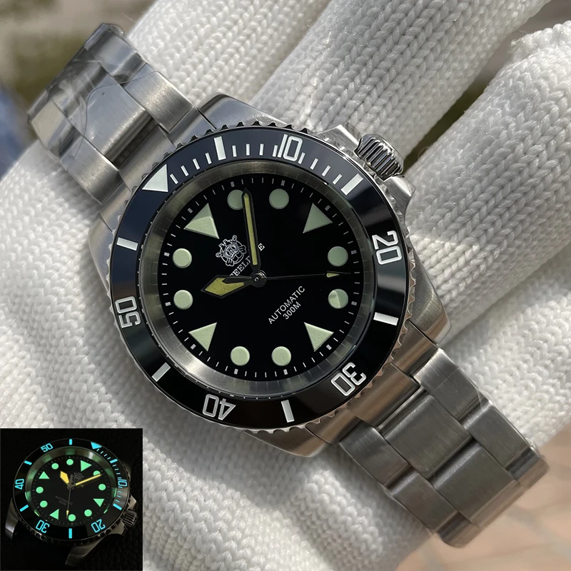 Relojes-de-buceo-STEELDIVE-para-hombre-reloj-de-pulsera-mec-nico-autom ...