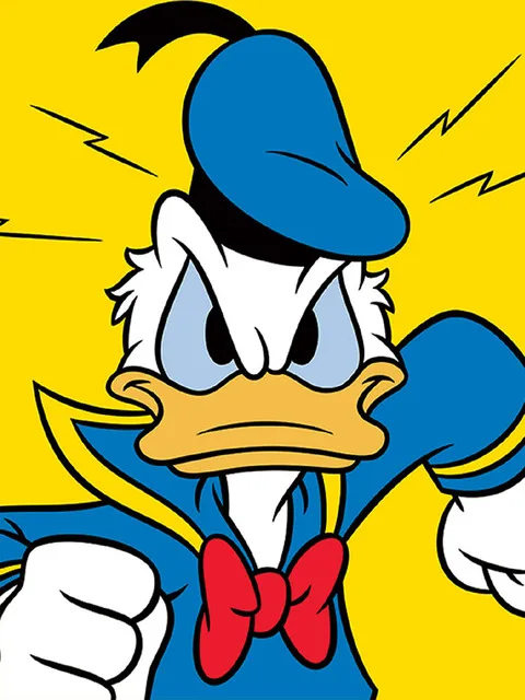 Donald Duck Face Paint