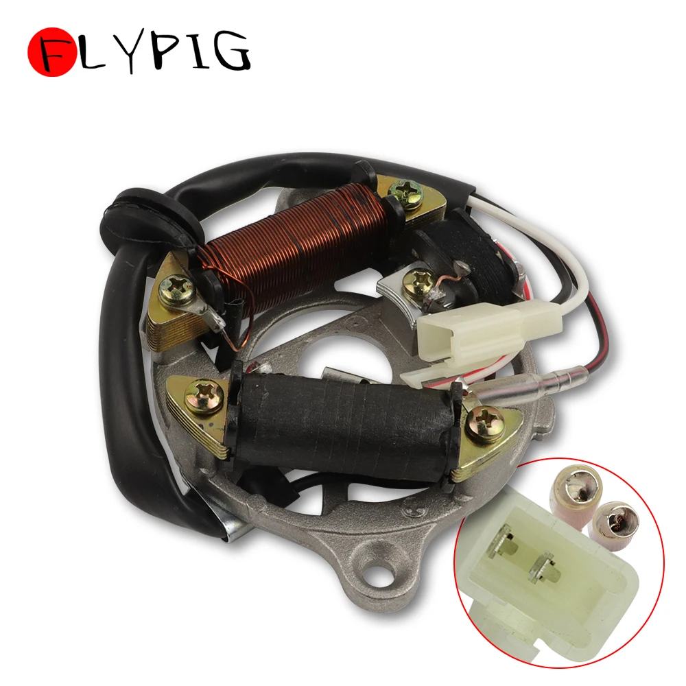 Stator Plate Ignition Magneto For Yamaha Pw50 Pw 50 Qt50 Peewee Atv ...