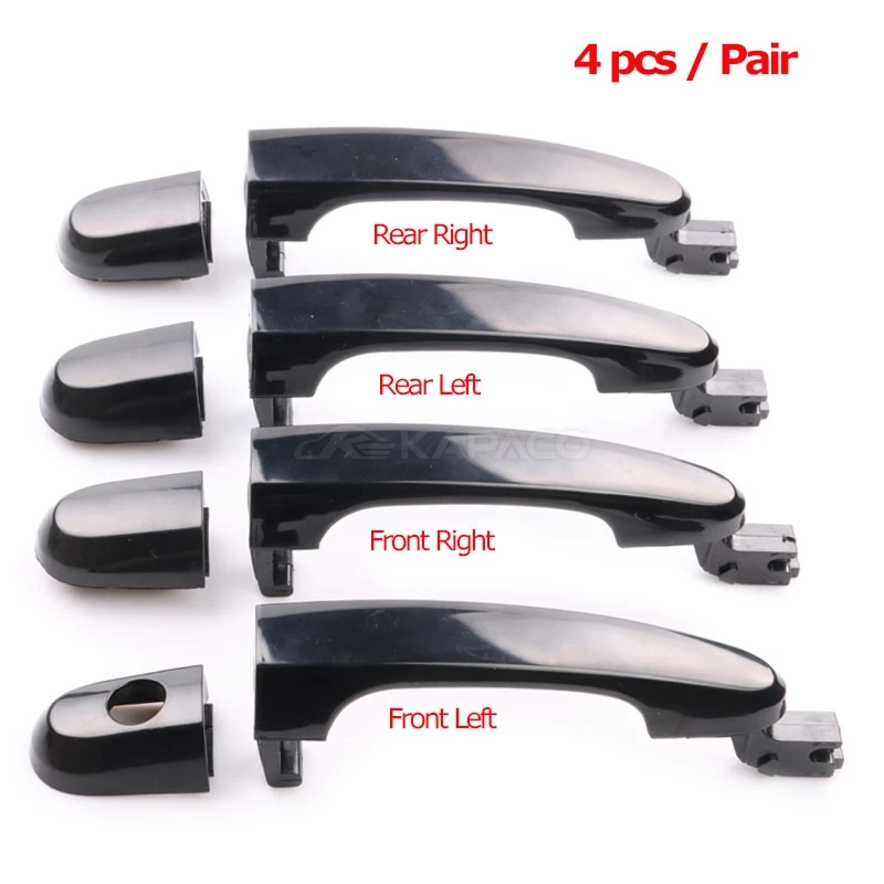 4pcs/2/1pc Car Exterior Door Handles For Kia Sportage 2005-2010 Outside ...