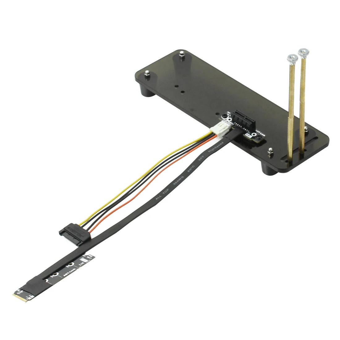 ADT-Link M.2 NVMe Adapter TO PCI-E 1x pcie 3.0 x1 Riser Card Ribbon Gen ...