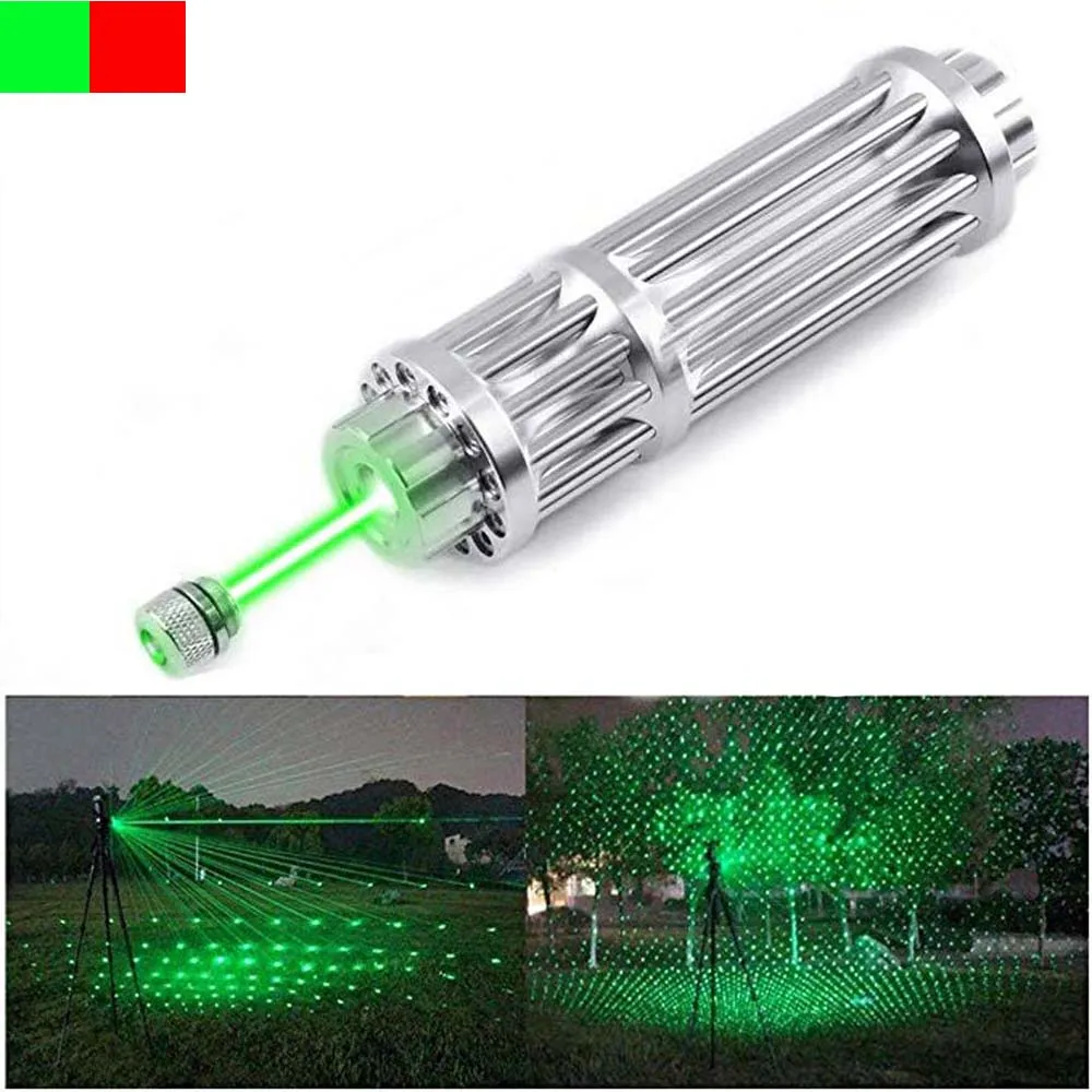 High-Power-Red-Green-Laser-Pointer-Adjustable-laser-Pen-Continuous-Line ...
