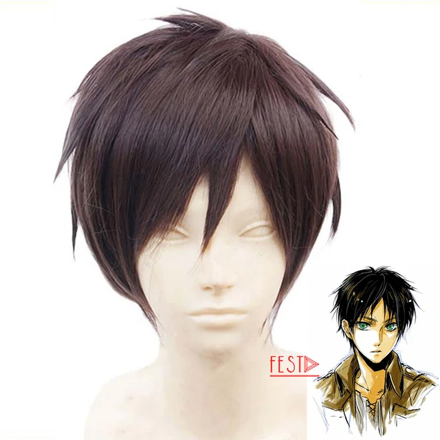 Attack On Titan Eren Cosplay Wig