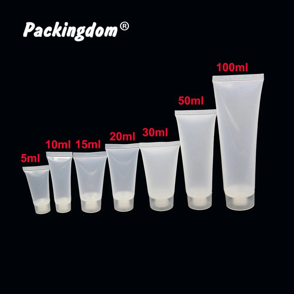 20pcs Refill Soft Tube Clear Squeeze Container Cosmetics Hand Cream ...