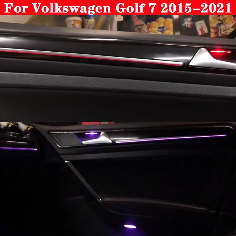 For Volkswagen Golf 7 7.5 2015-2021 Button Control Decorative Ambient ...