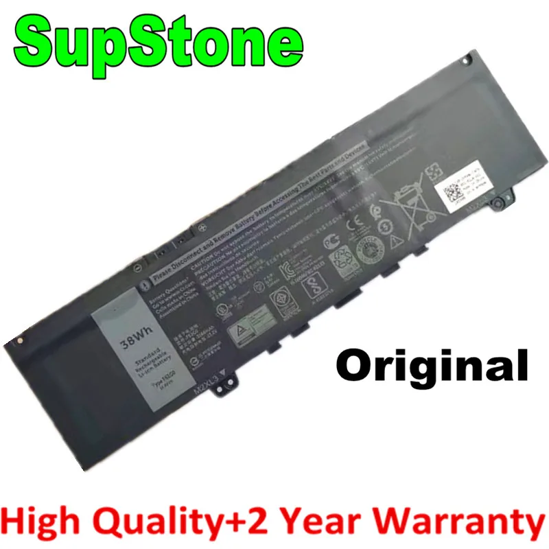 SupStone F62G0 RPJC3 39DY5 Laptop Battery For Dell Inspiron 13 5370 ...