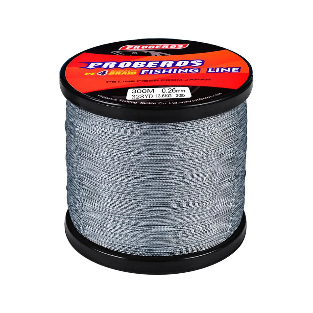 PROBEROS 300 M Fishing Line PE Braid 4 Stands Multi filament Fishing ...