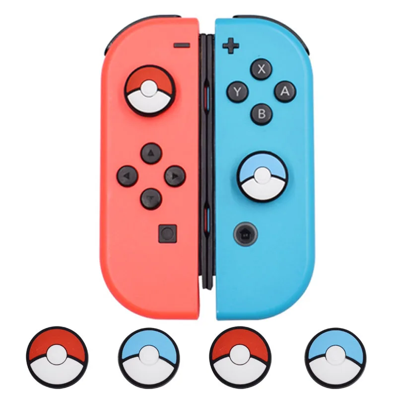 Silicone-for-Pokemon-Style-Analog-Thumb-Grips-Joystick-Cover-Caps-Poke ...