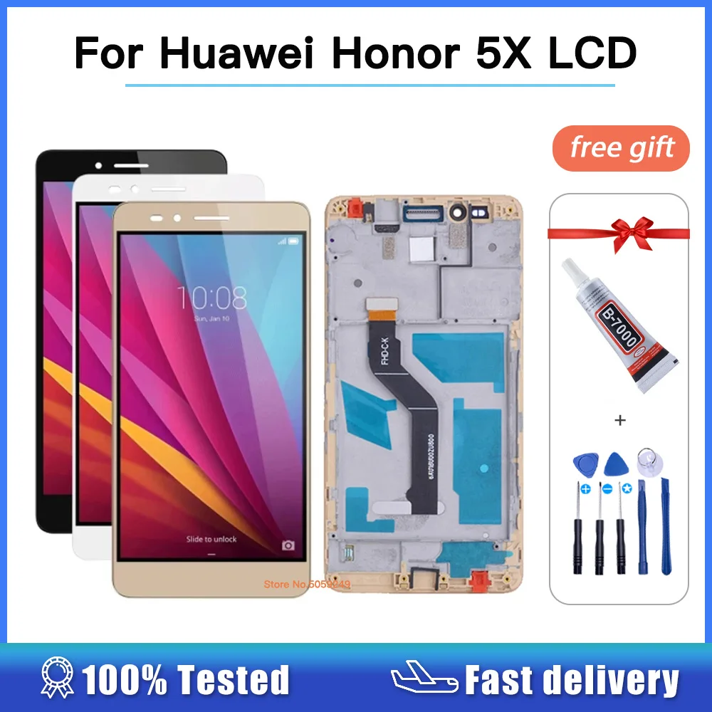 5-5-Screen-For-Huawei-Honor-5X-LCD-Display-With-Frame-For-honor-5X-KII ...
