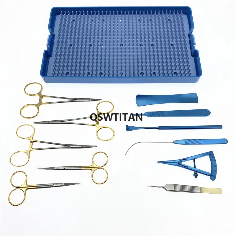 Double eyelid surgery kit scissors Needle holder Hemostatic forceps ...
