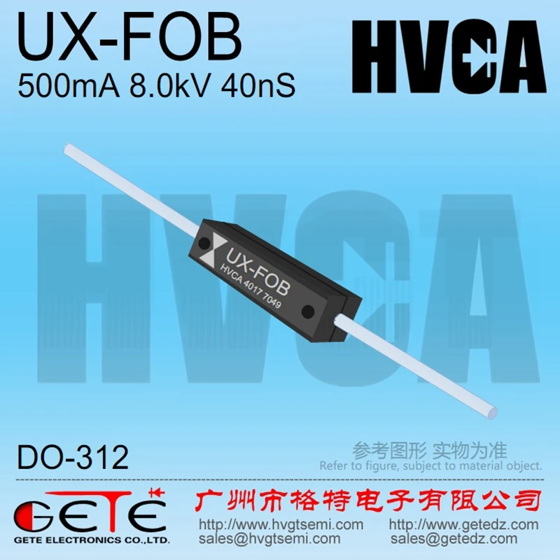 HVCA-High-Voltage-Diode-8kV-UX-FOB-Silicon-Rectifier500mA-8kV-40ns ...
