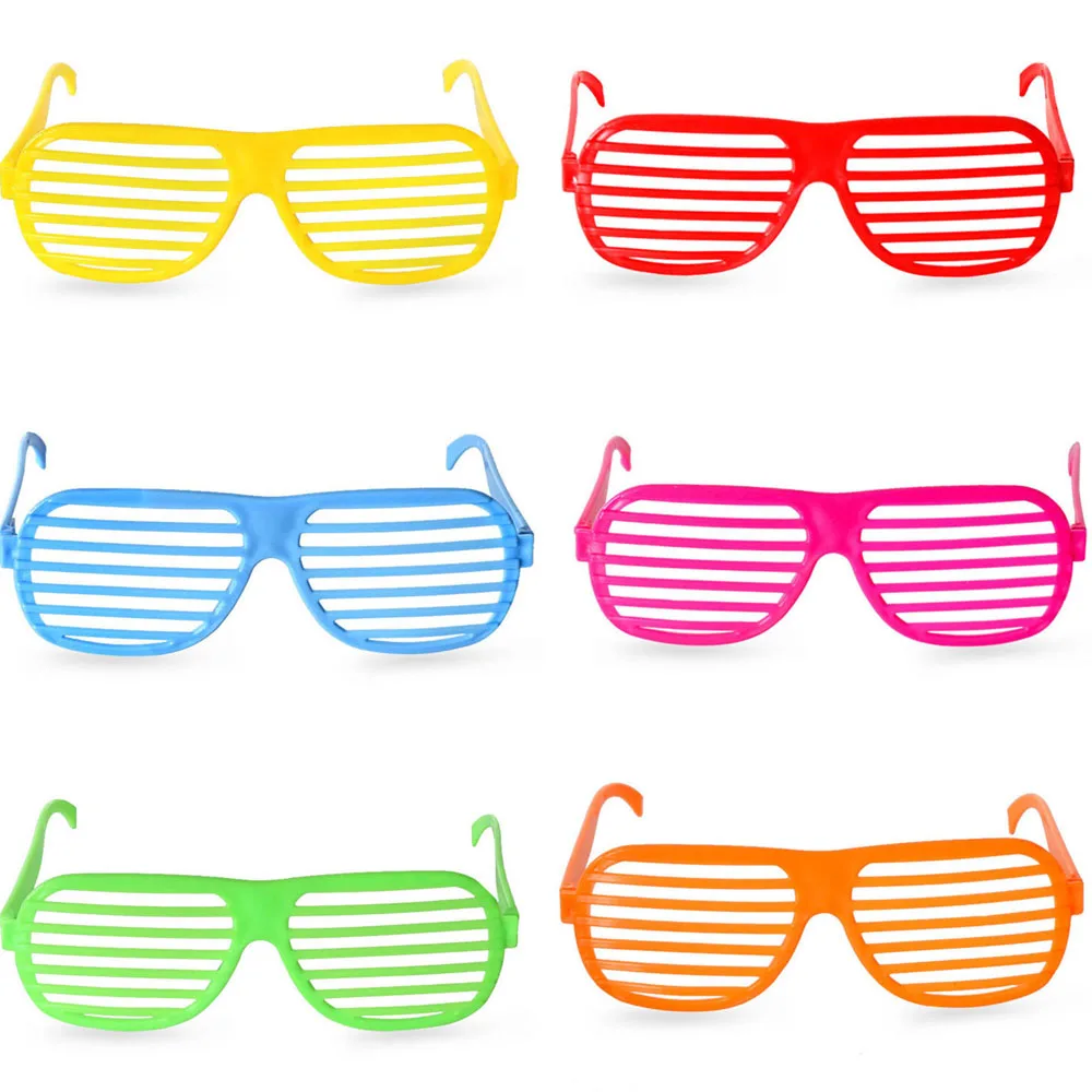 Neon Glasses Birthday | Party Shutter Sunglasses | Party Glasses ...