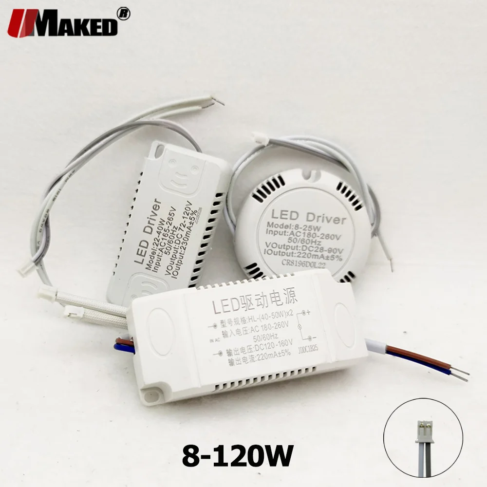 Ultra-Thin LED Driver AC220V To DC24-190V Power Supply Lighting ...