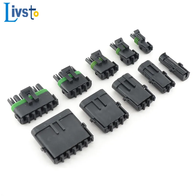 Delphi-GM-1-2-3-4-6-Pin-Way-conectores-para-autom-viles-hembra-macho ...