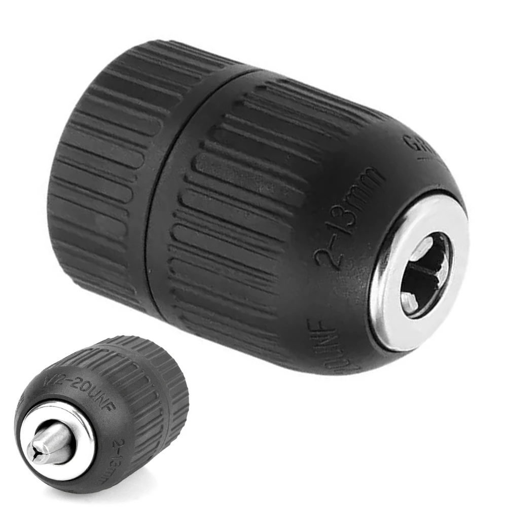 2-13mm-1-2-20UNF-Self-locking-Drill-Chuck-Hand-Tight-Chuck-Wrench ...