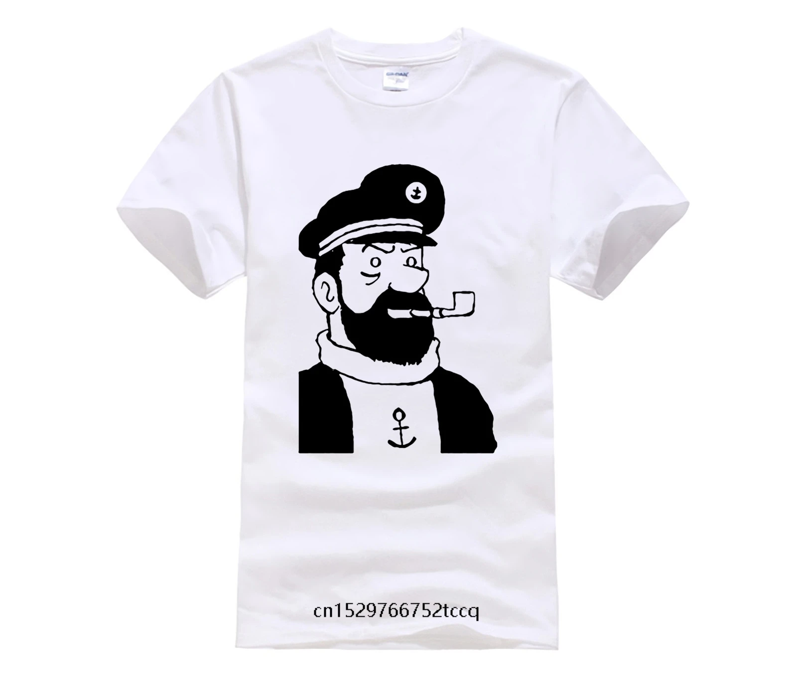 Novo estilo de verão dos homens alta qualidade topos hipster t capitão ...