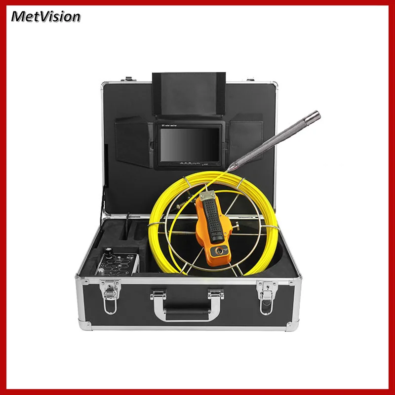 Wopson 지하 파이프 하수도 검사 카메라, 20m/30m/40m, 숨겨진 솔직한 비디오, 긴 스프링 DVR, 빨간색 청이 ...