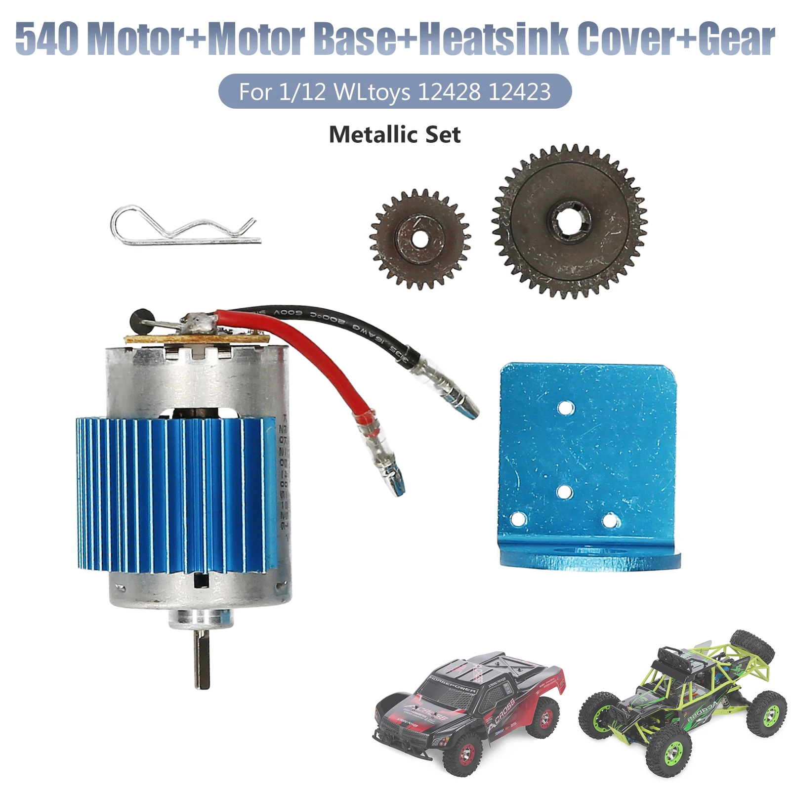 Aluminum Alloy 540 Motor Motor Base Motor Heatsink Cover Reduction Gear ...