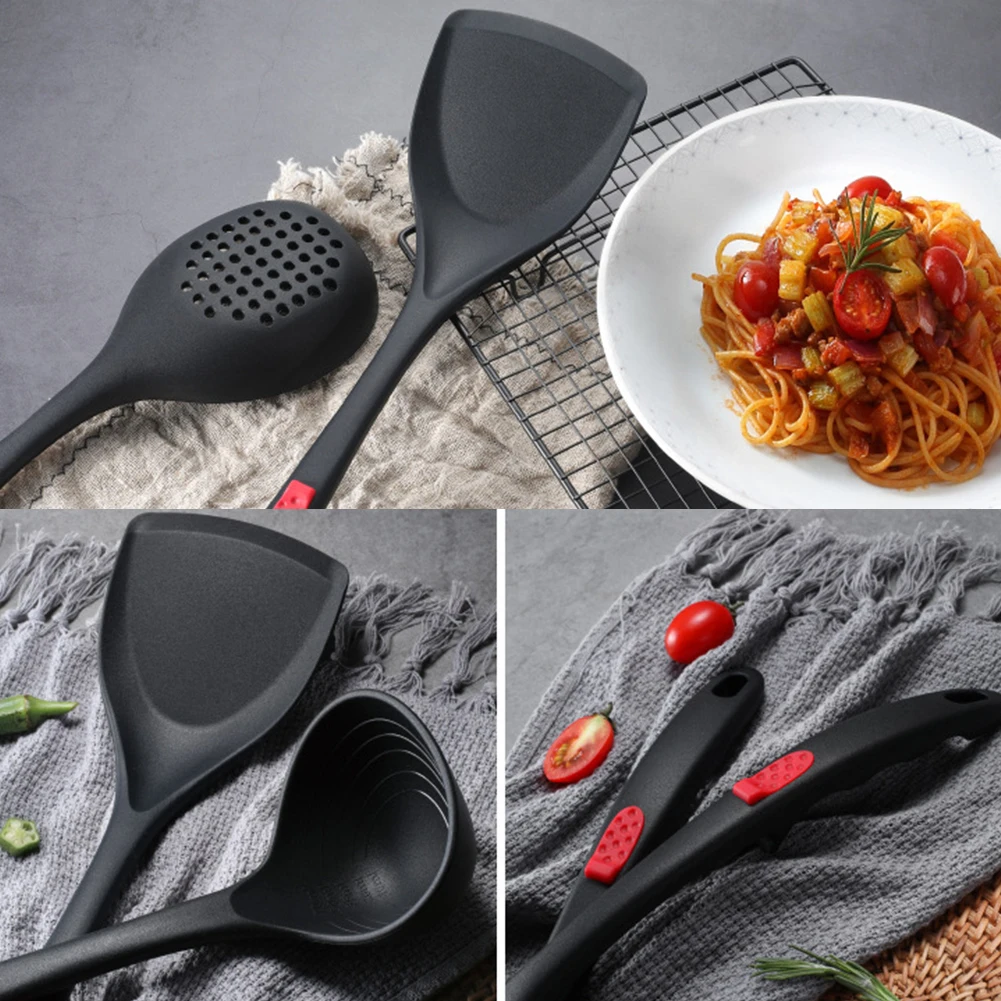 7Pcs Utensils Food-grade Silicone Easy Clean Heat Resistant Tools Eco ...