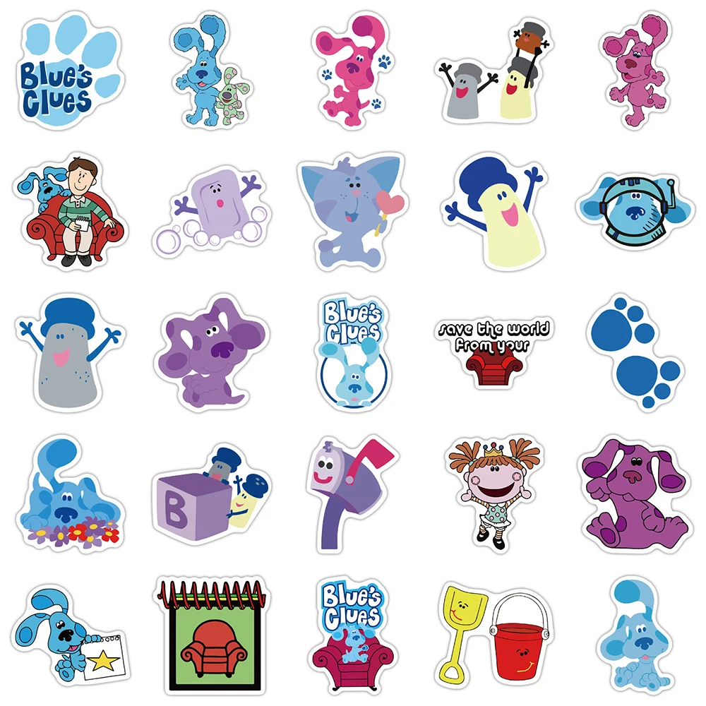 Blues Clues Paw Print Stickers