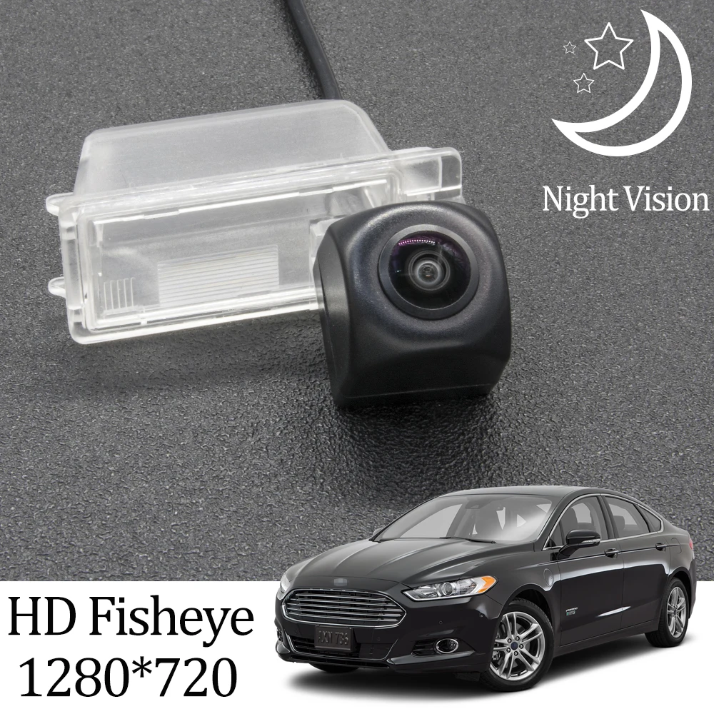 Owtosin HD 1280*720 Fisheye Rear View Camera For Ford Fusion sedan 2013 ...