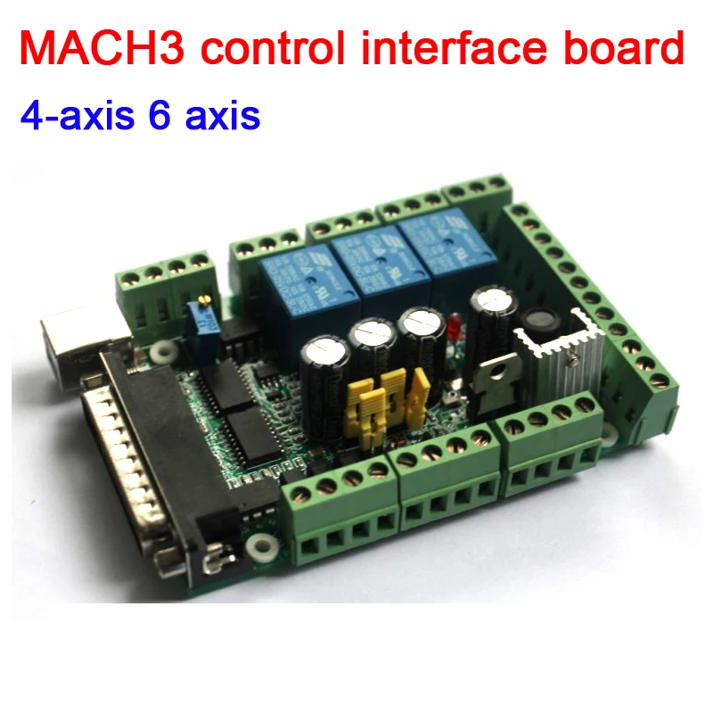 Engraving machine MACH3 control interface board USB CNC 4 axis 6 axis 0 ...