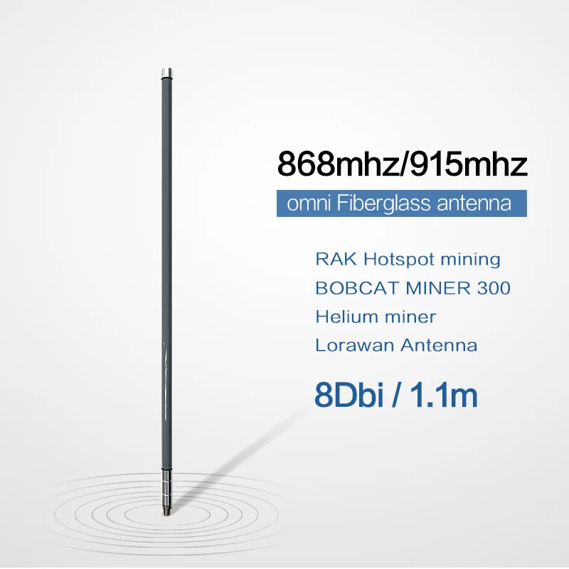 8dbi 1.1m Outdoor Helium Miner Antenna 868 Mhz Lora 915 Mhz Rak Hotspot ...