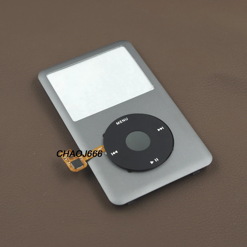 Gray Grey Front Housing Cover Faceplate Case Black Clickwheel Gray ...