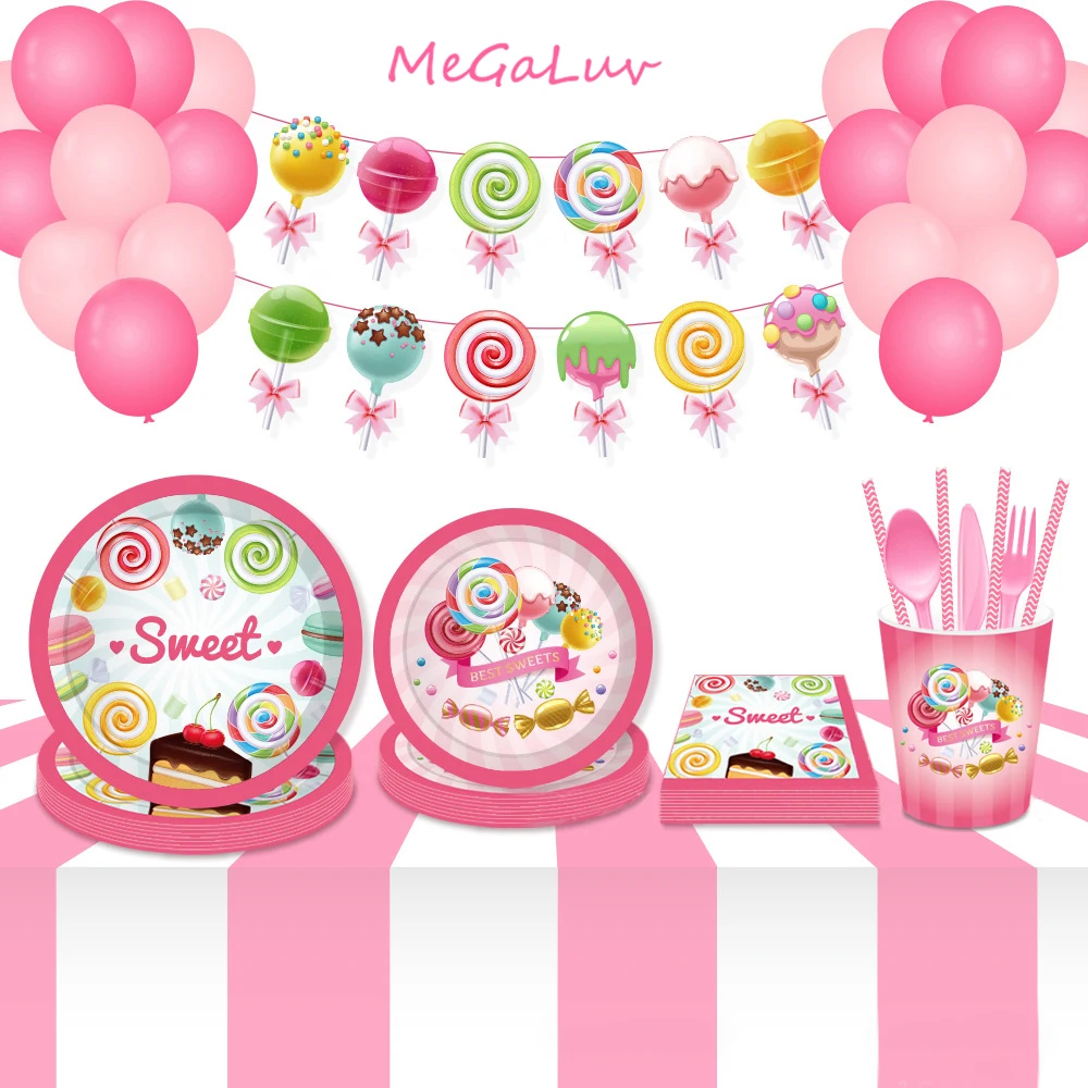 Lollipop Themed Birthday Party