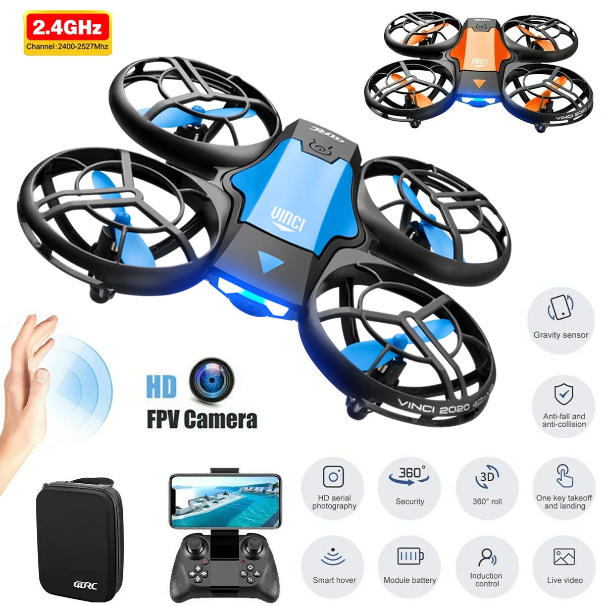 2021-NEW-V8-Mini-Drone-4K-1080P-HD-Camera-WiFi-Fpv-Air-Pressure ...
