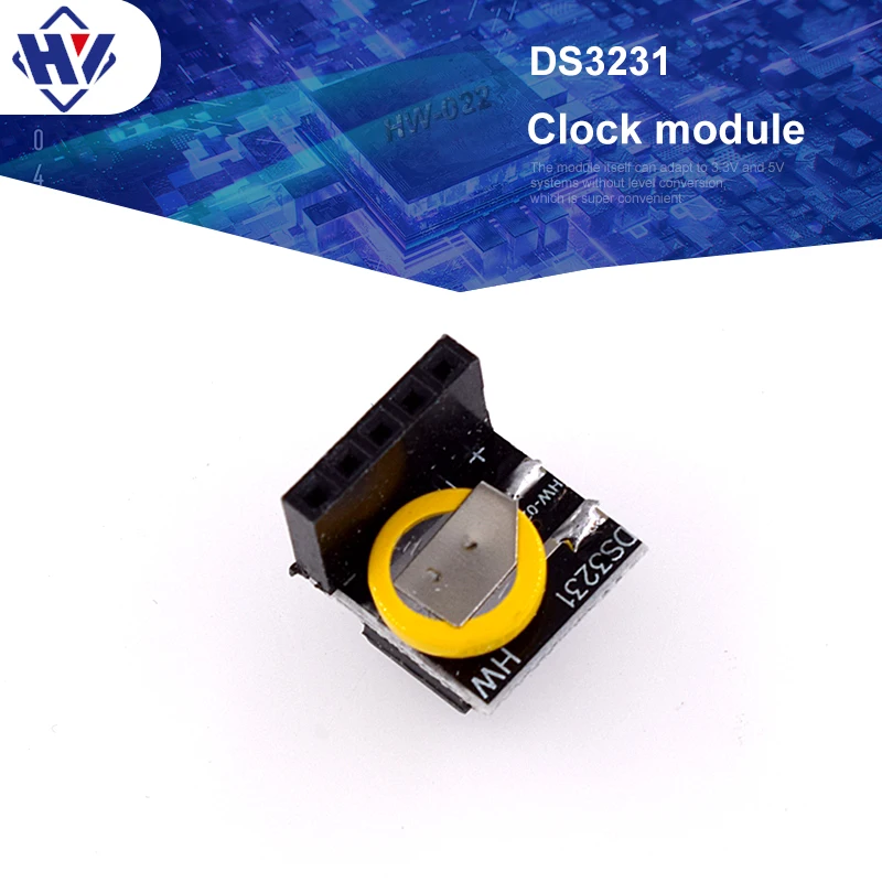 DS3231 high precision real time clock module 3.3V 5V with battery for ...