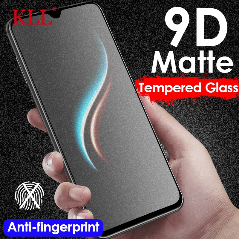 9D Anti-fingerprint Matte Glass for Xiaomi Redmi Note 9 8 7 9S 10S Pro Max Screen Protector ...