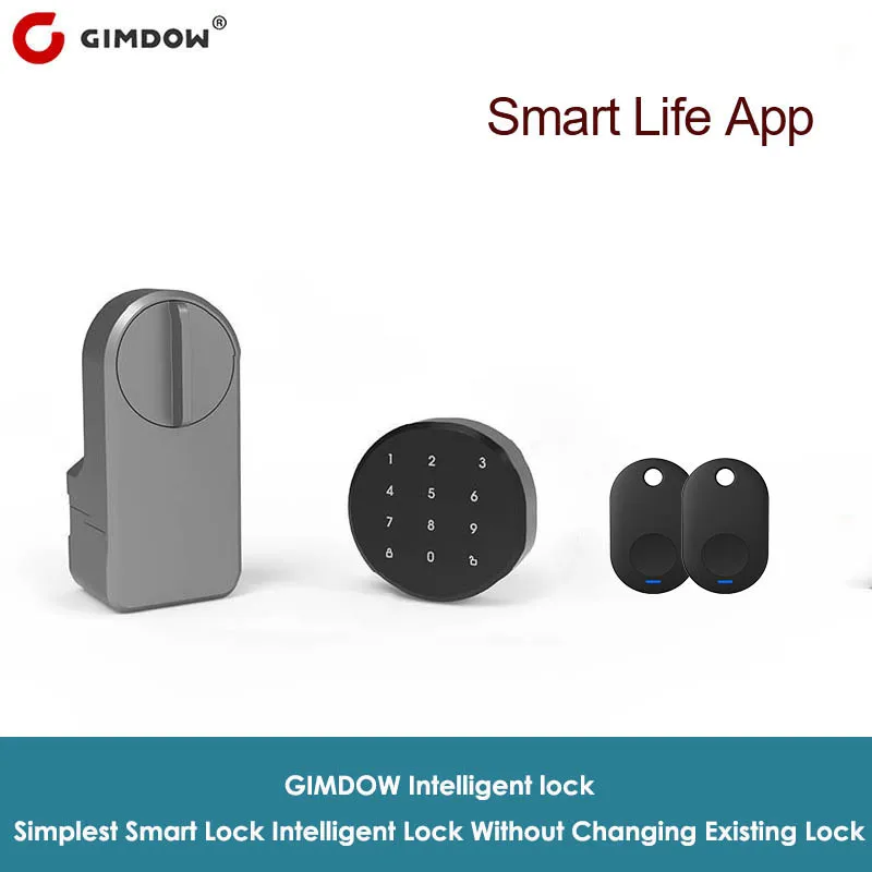 Smart Lock GIMDOW Password Lock Hotel Apartment Intelligent Sticker ...