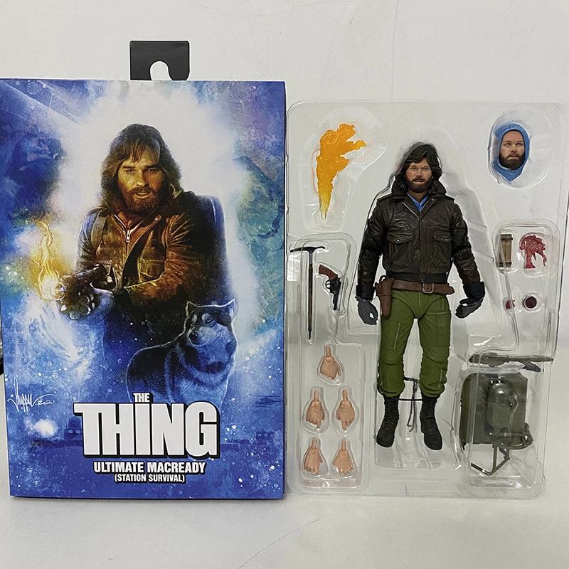 MacReady NECA figura en forma de serie Deluxe The Thing Ultimate Action ...