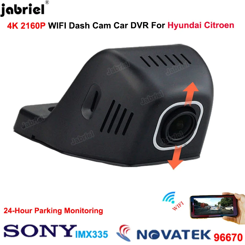 4K 2160P Wifi Dash Cam Auto Dvr Für Hyundai Solaris Tucson Kona Ioniq ...