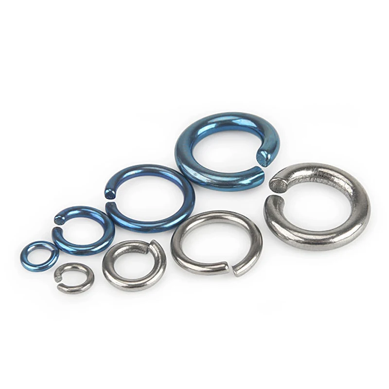 5pcs Titanium Ring Open Style Titanium Keyring Pendant Chain ...