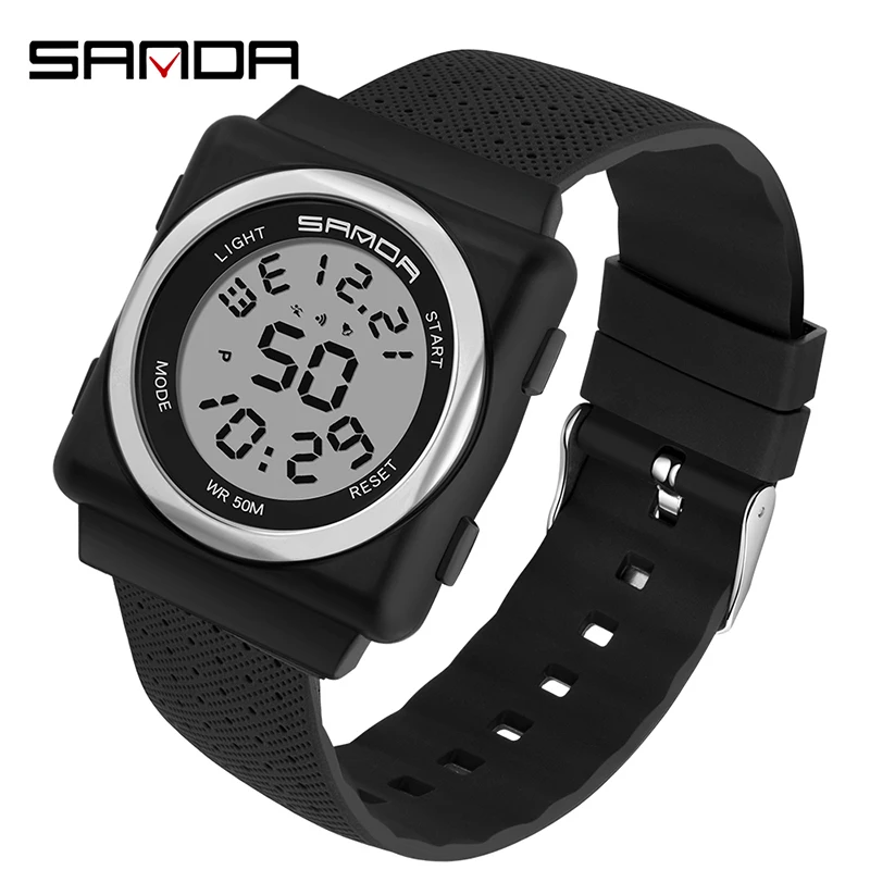 SANDA-Brand-Sport-Digital-Watch-Women-Waterproof-Shockproof-Electronic-Watch-Led-Display-Fashion ...