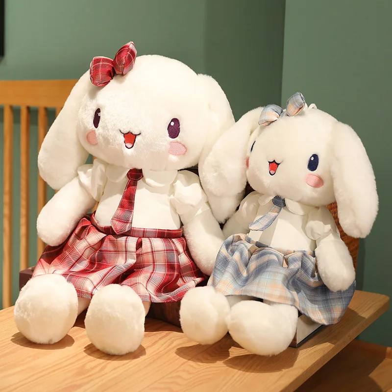 50-100cm-Cute-Rabbit-With-Female-High-School-Uniform-Plush-Toys-Stuffed ...