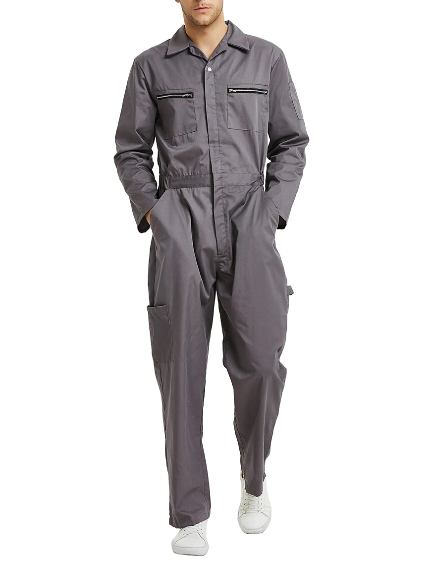 Work Overall Uniform Men Mechanic Working Coveralls Welding Suit ...