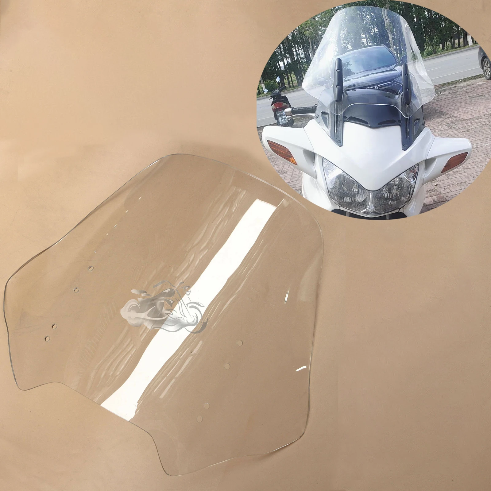 Fit for Honda 2003 - 2012 ST1300 Motorcycle Windshield Windscreen 64CM ...