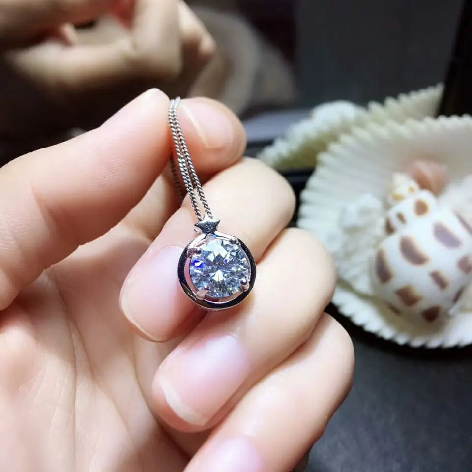 MeiBaPJ 2 карата Moissanite драгоценный камень Классический ...