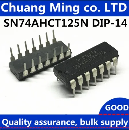 Free Shipping 10pcs/lots SN74AHCT125N 74AHCT125N DIP-14 New original IC ...