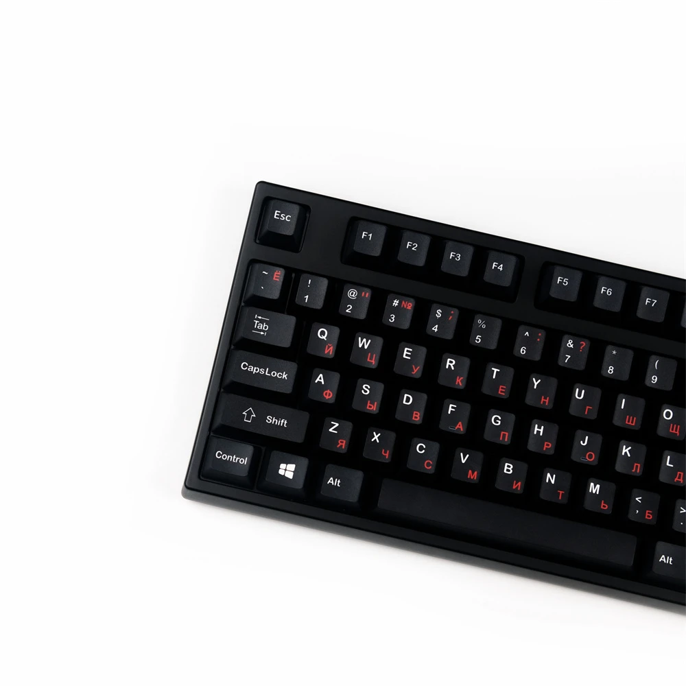 1 Set Gmk Originative Cyrillic Key Caps Pbt 5 Sides Dye Sublimation ...