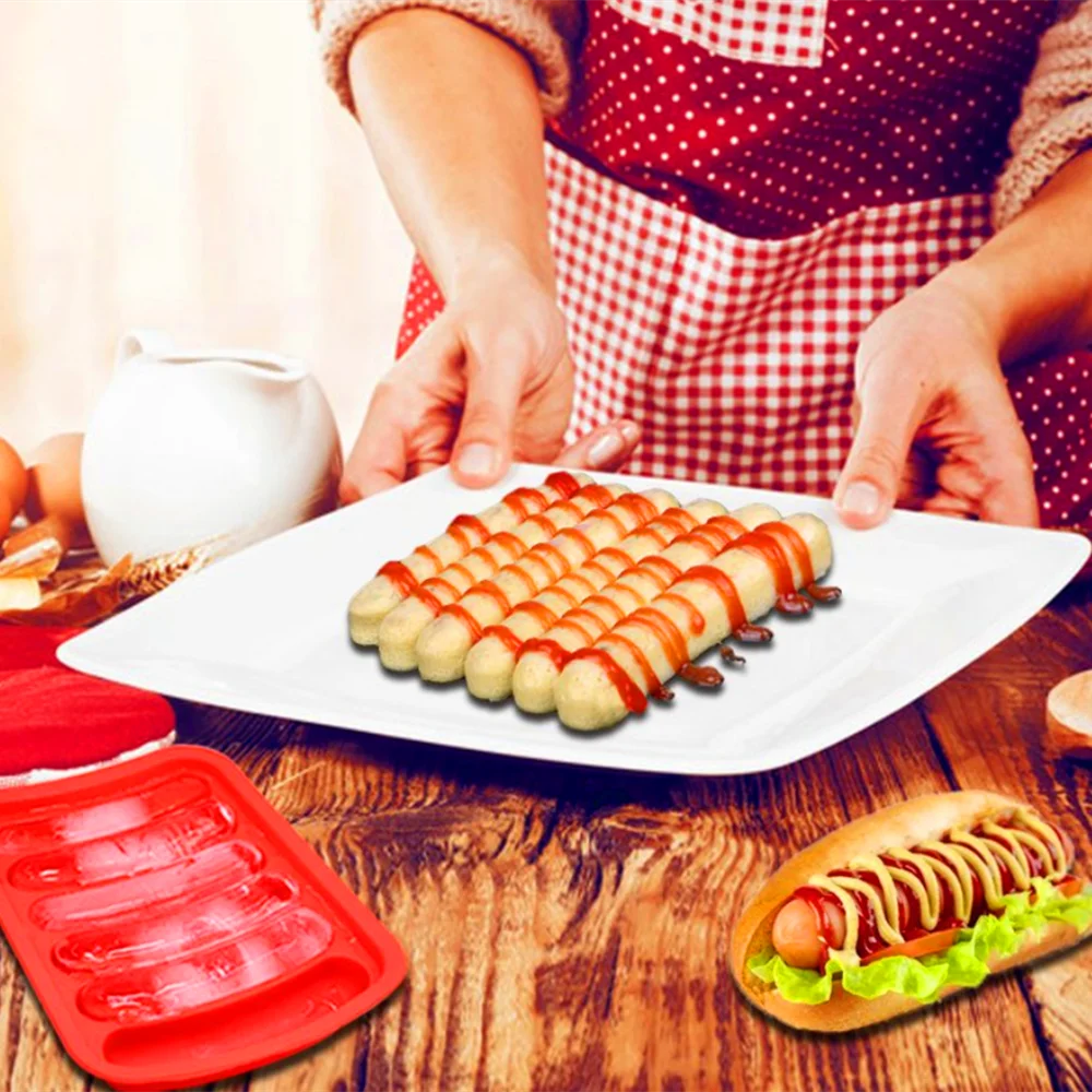 New-1Pcs-Sausage-Maker-Silicone-Mold-DIY-Hot-Dog-Handmade-ham-sausage ...